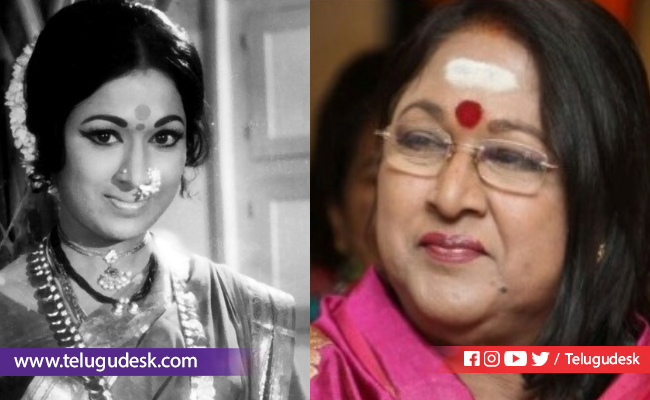 ప్రముఖ సీనియర్ హీరోయిన్ వాణిశ్రీని ఇండస్ట్రీలో ఎవరూ మెచ్చుకోలేదా ...